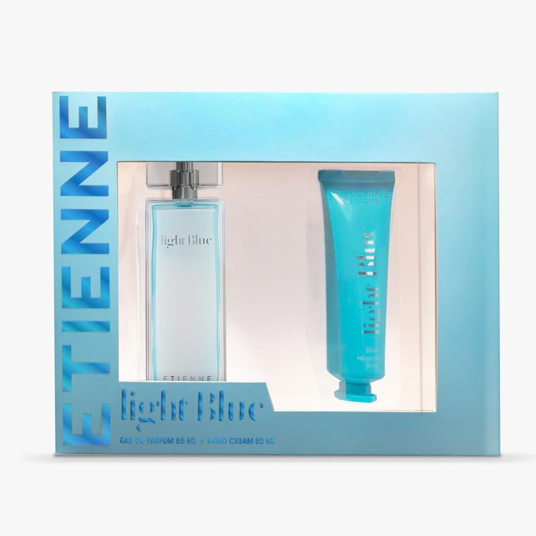 Etienne Light Blue EDP 55ml + Crema Manos 50ml | Farmacias Ahumada