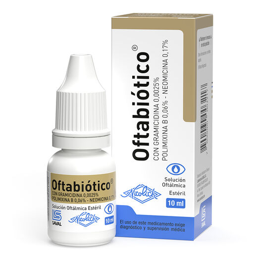 Oftabiotico x 10 mL Solución Oftálmica | Farmacias Ahumada