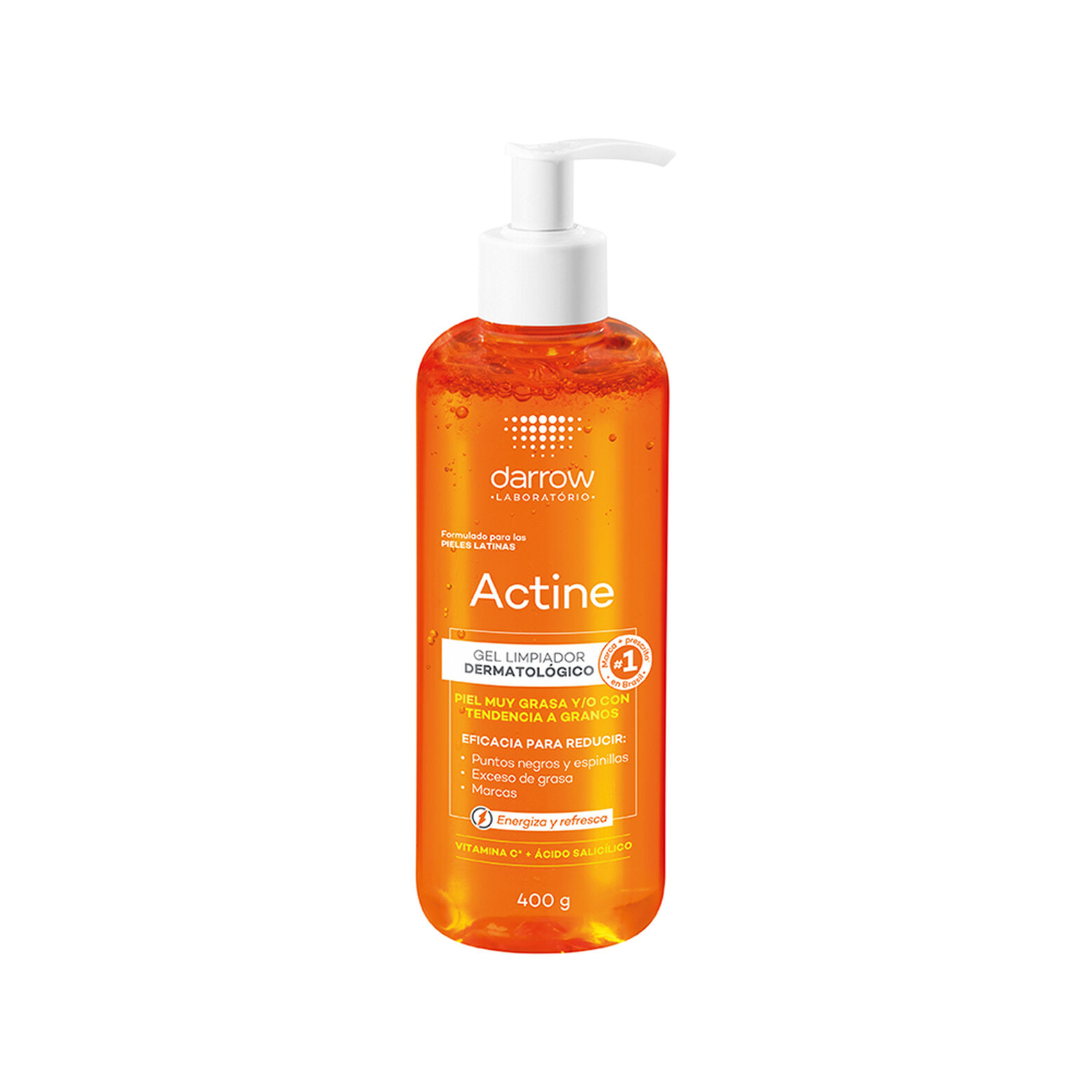 Darrow Actine Gel Limpiador Dermatológico 400G | Farmacias Ahumada