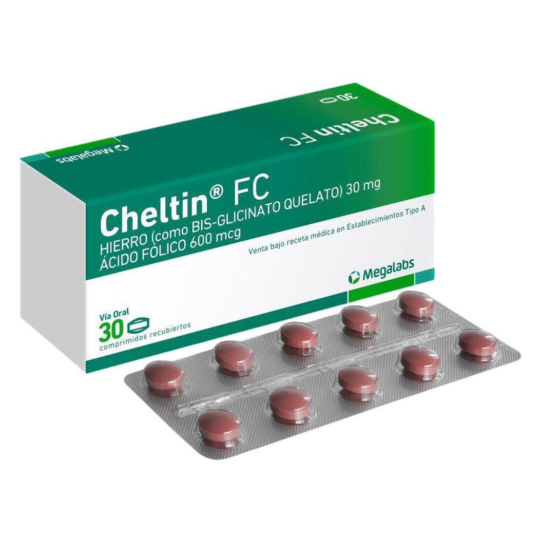 Cheltin FC 30 Comprimidos Recubiertos | Farmacias Ahumada