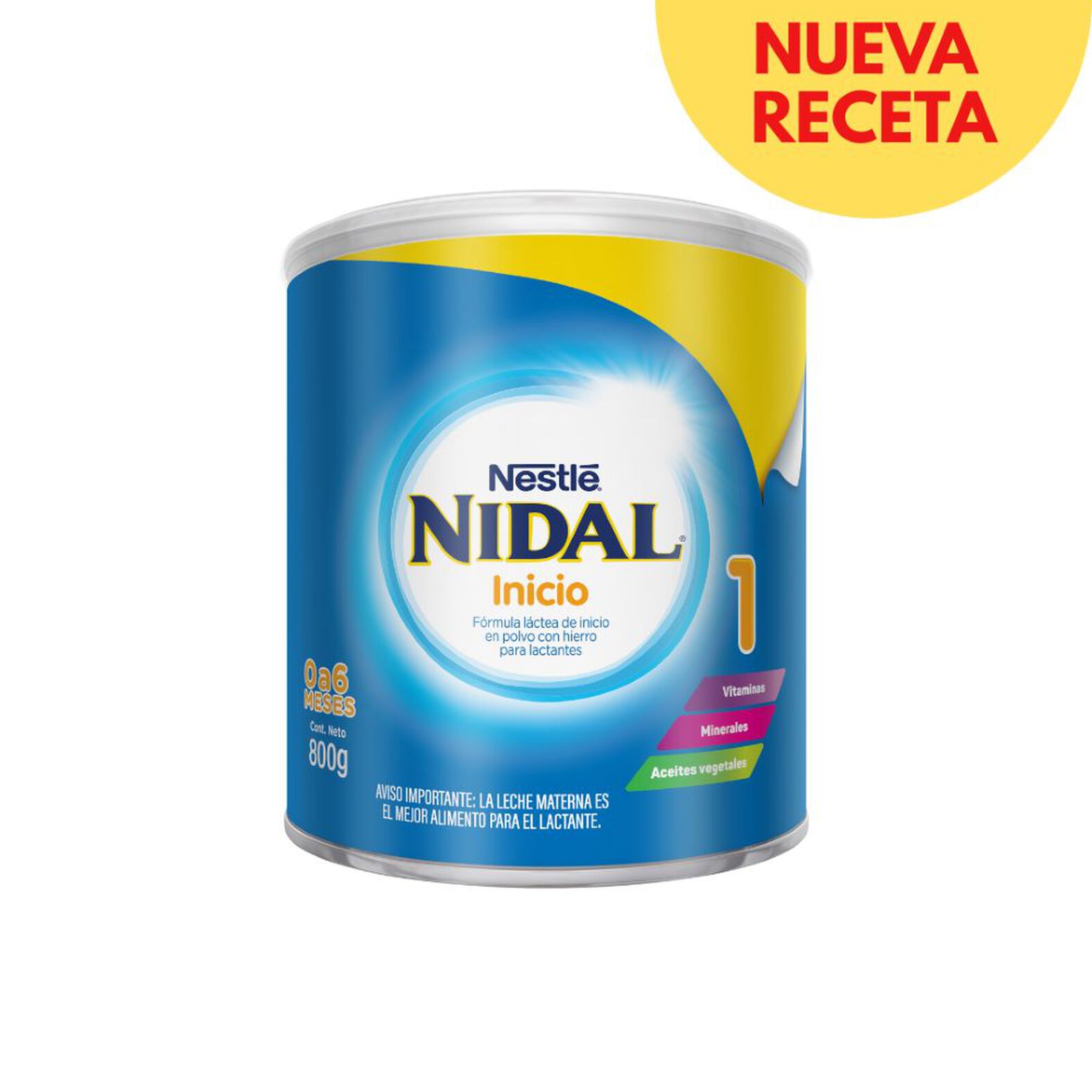 Fórmula Infantil Nidal Inicio Tarro 800 g | Farmacias Ahumada