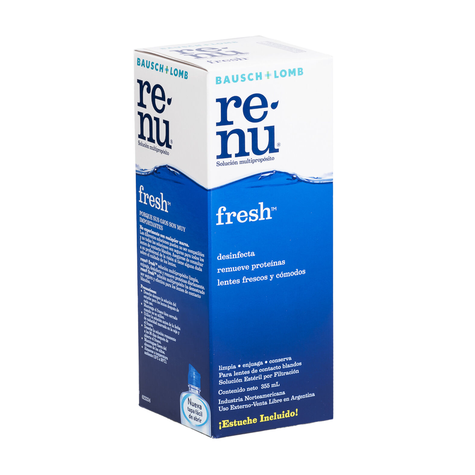 Solución Multipropósito Renu Plus Fresh 355 mL | Farmacias Ahumada