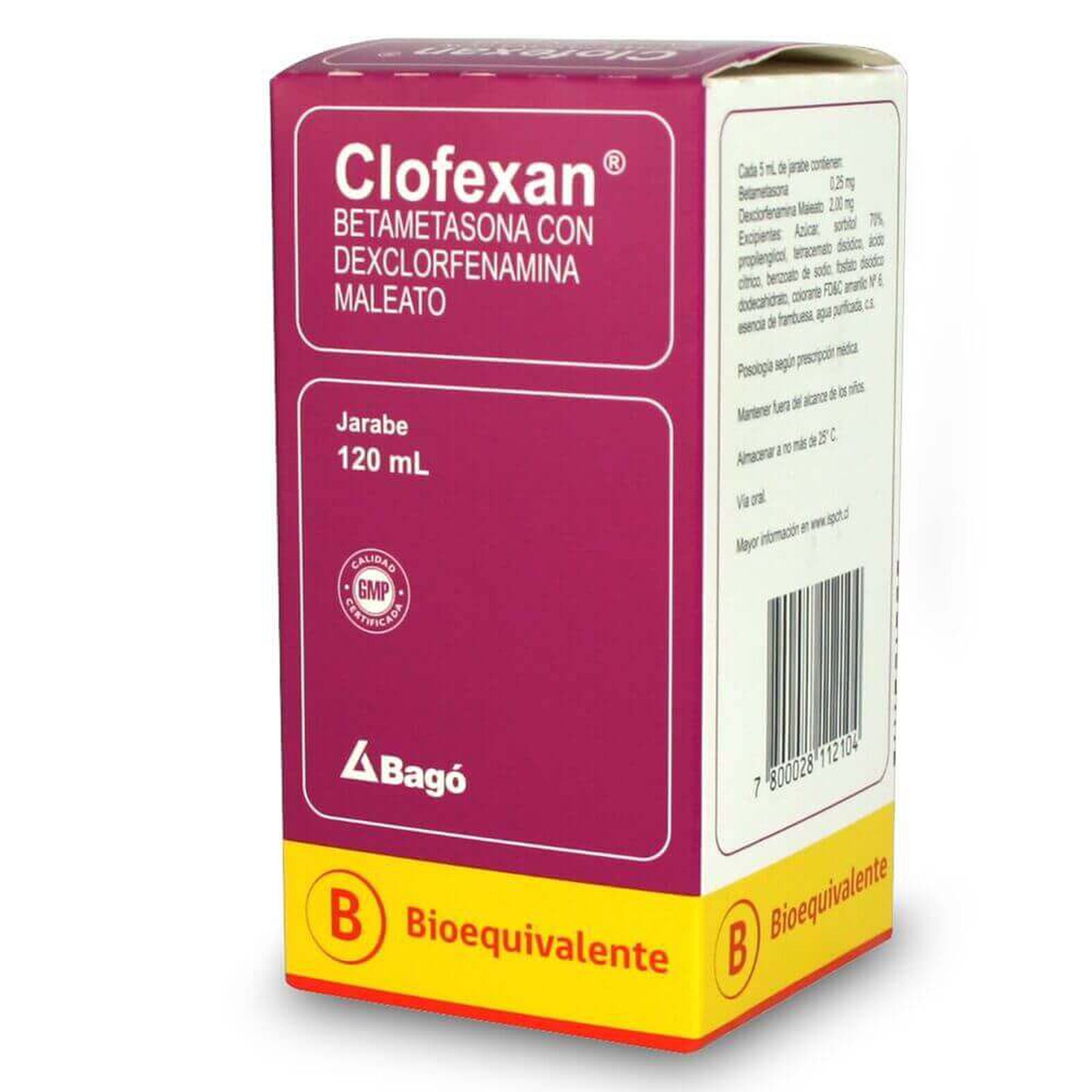 Clofexan 0.25 mg/2 mg x 120 ml