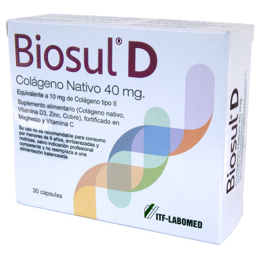 Biosul D X 30 Cápsulas | Farmacias Ahumada