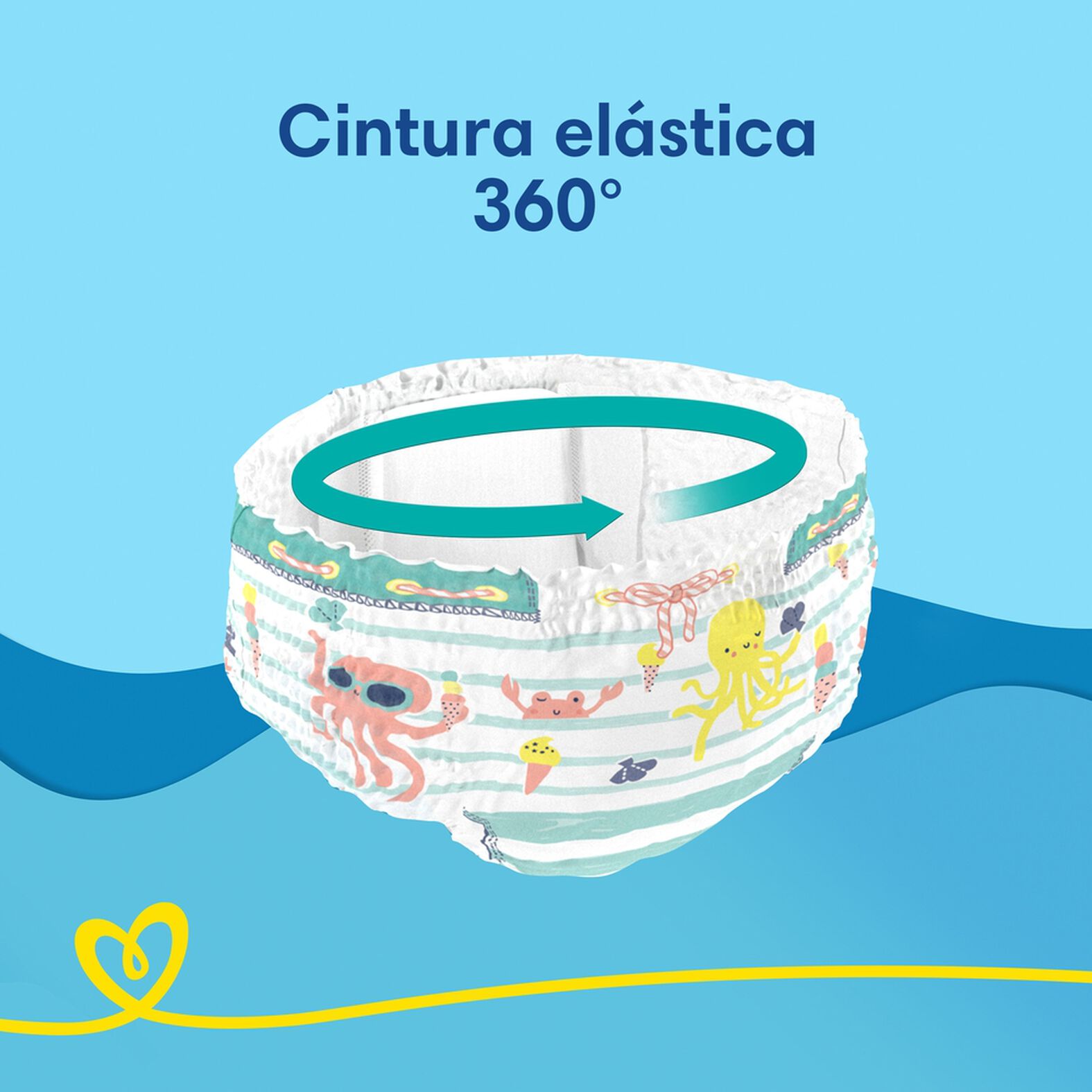 Pañales Pampers Splashers G/XG 10 un
