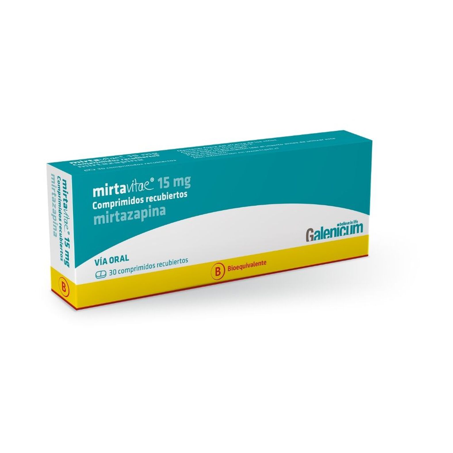 Mirtavitae 15 mg x 30 Comprimidos Recubiertos | Farmacias Ahumada