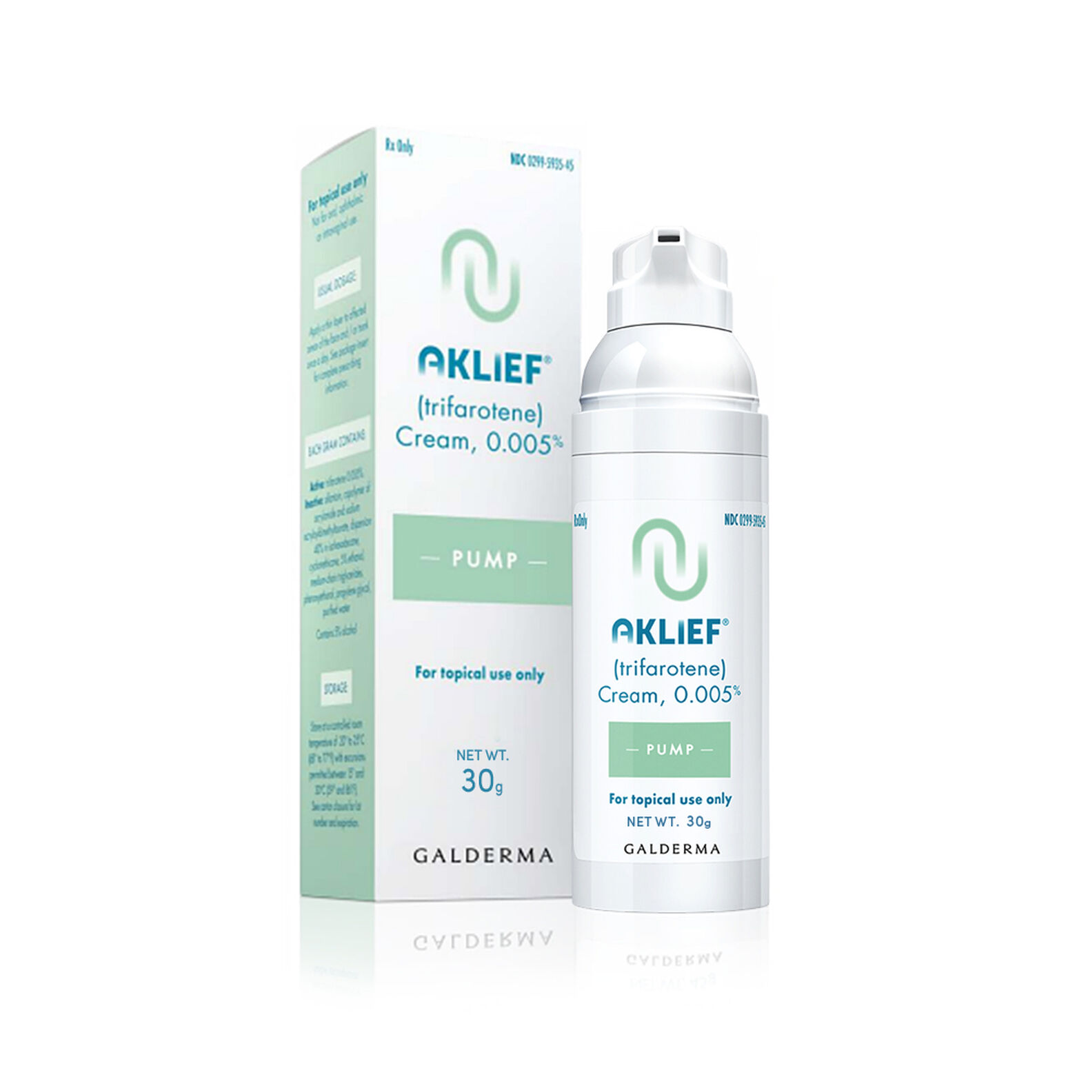 Aklief 0,005% crema tópica 30g