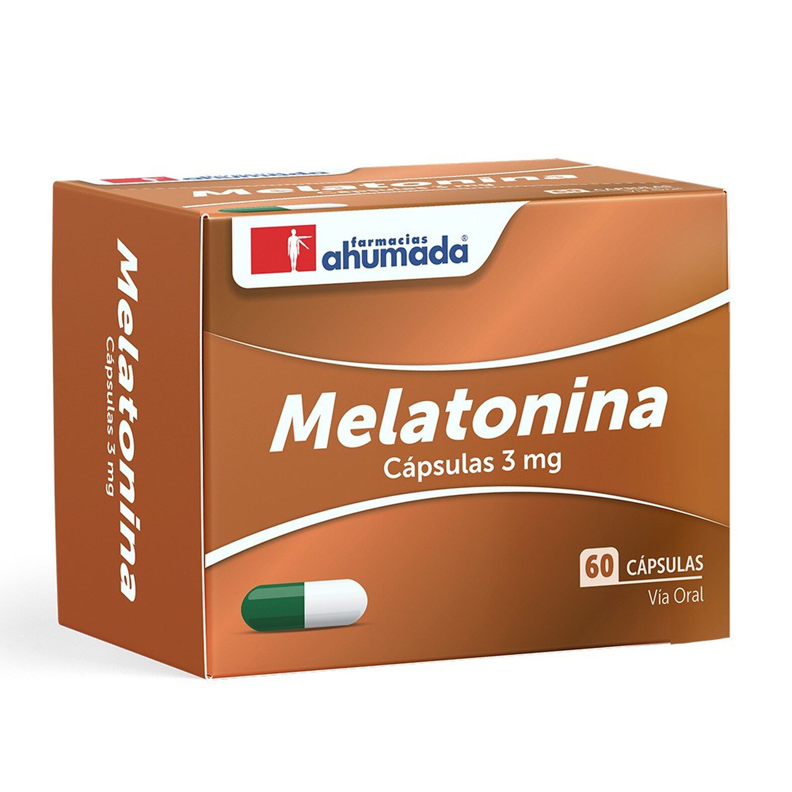 Melatonina 3 mg 60 cápsulas | Vía oral