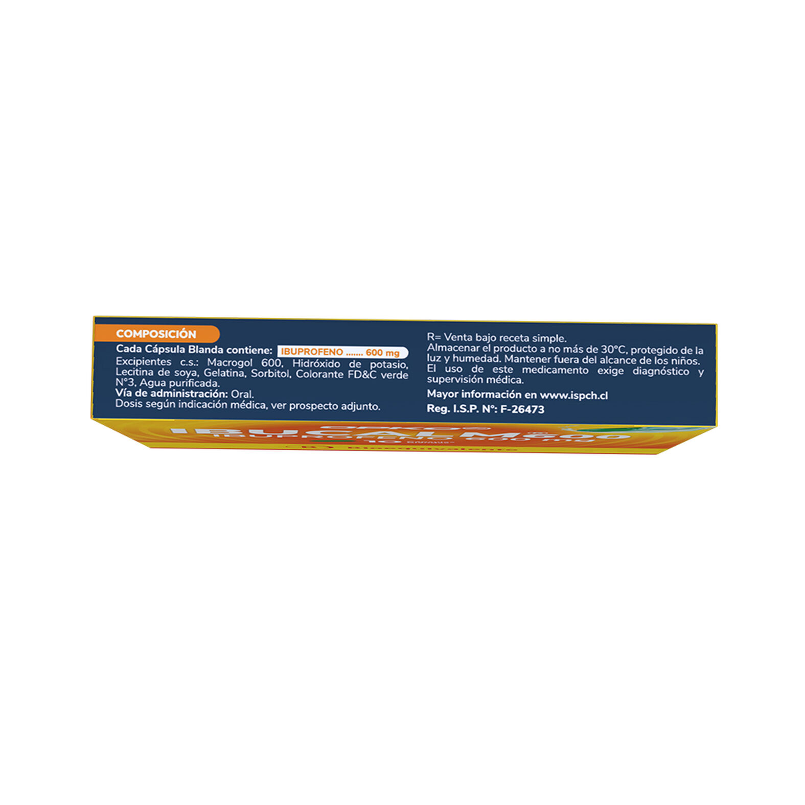 Ibucalm 600 mg 10 Cápsulas Blandas | OPKO Bioequivalente