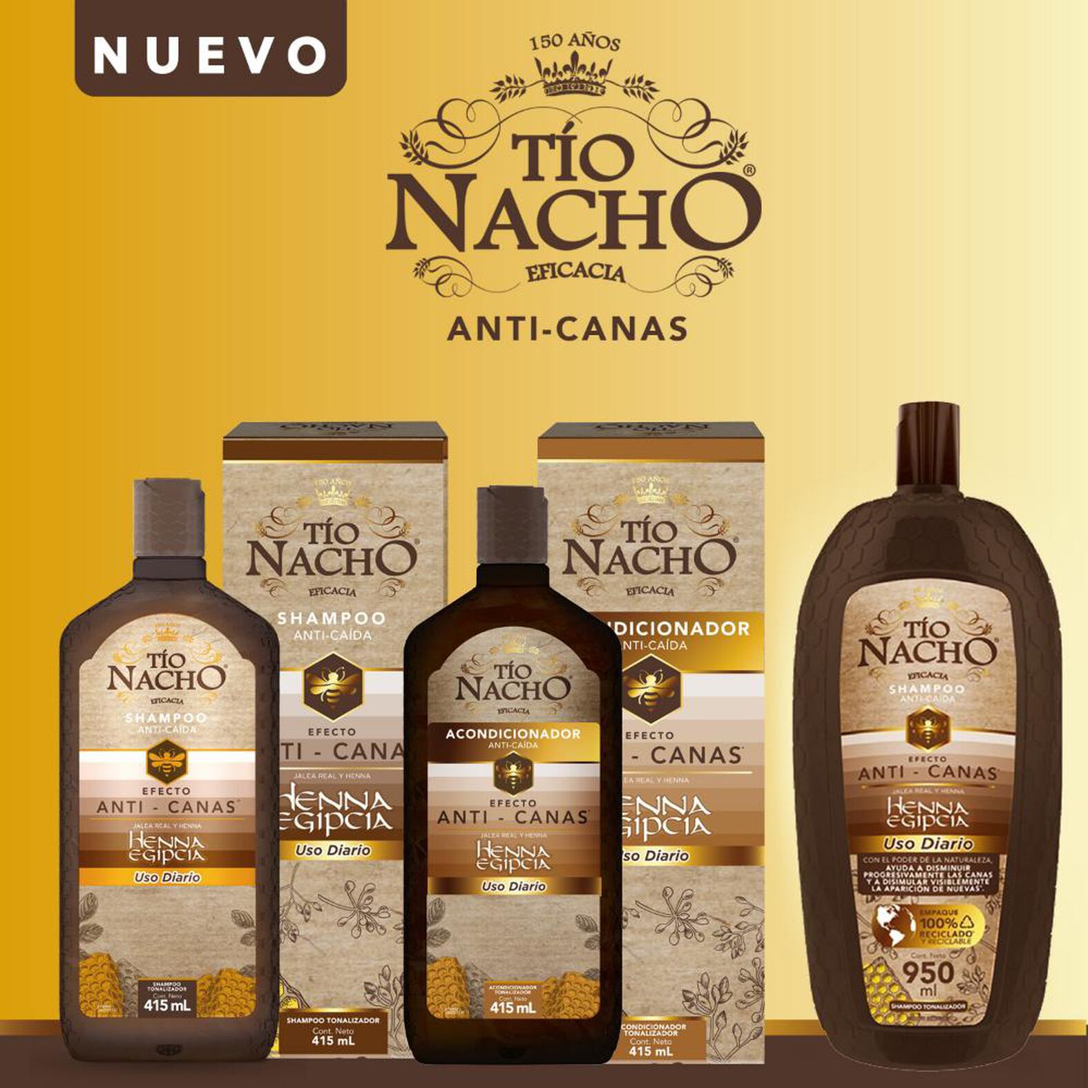 Shampoo Tio Nacho Anticanas 415ml