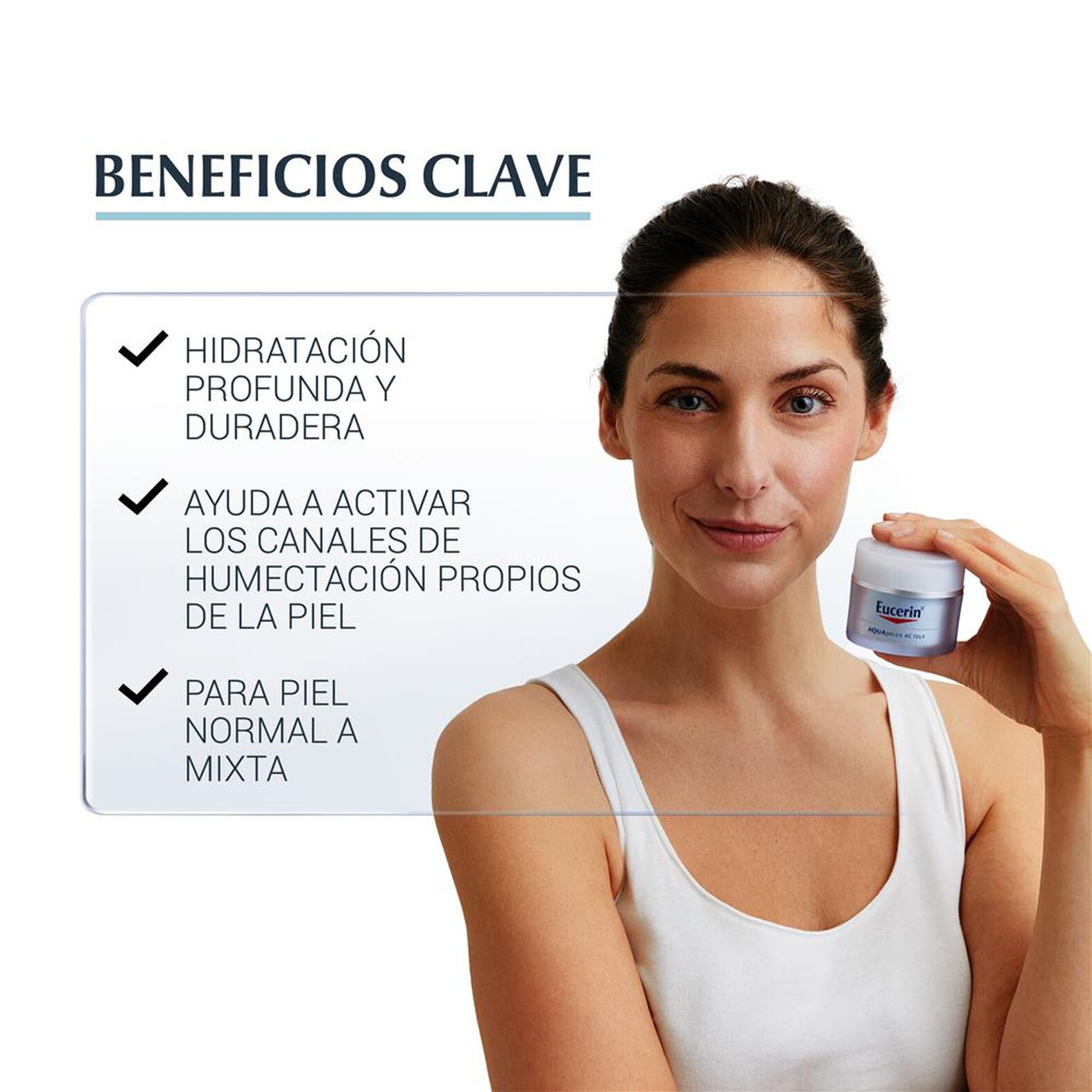 Eucerin Crema Facial Hidratante Aquaporin 50ml