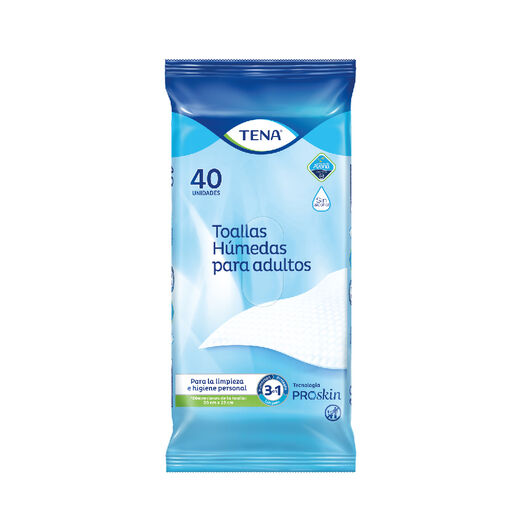 Tena Toallas Humedas Adulto x 40 Unidades | Farmacias Ahumada