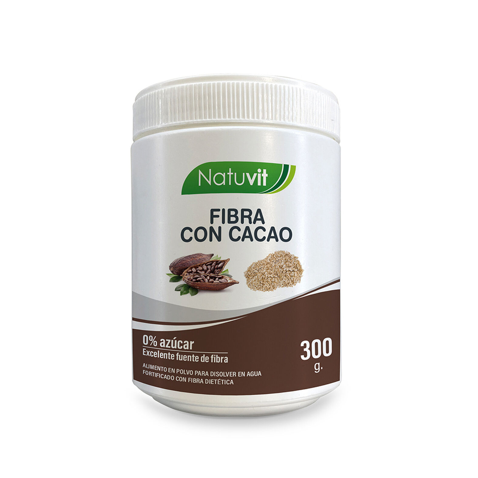 Natuvit Fibra con Cacao 300g para la Digestión