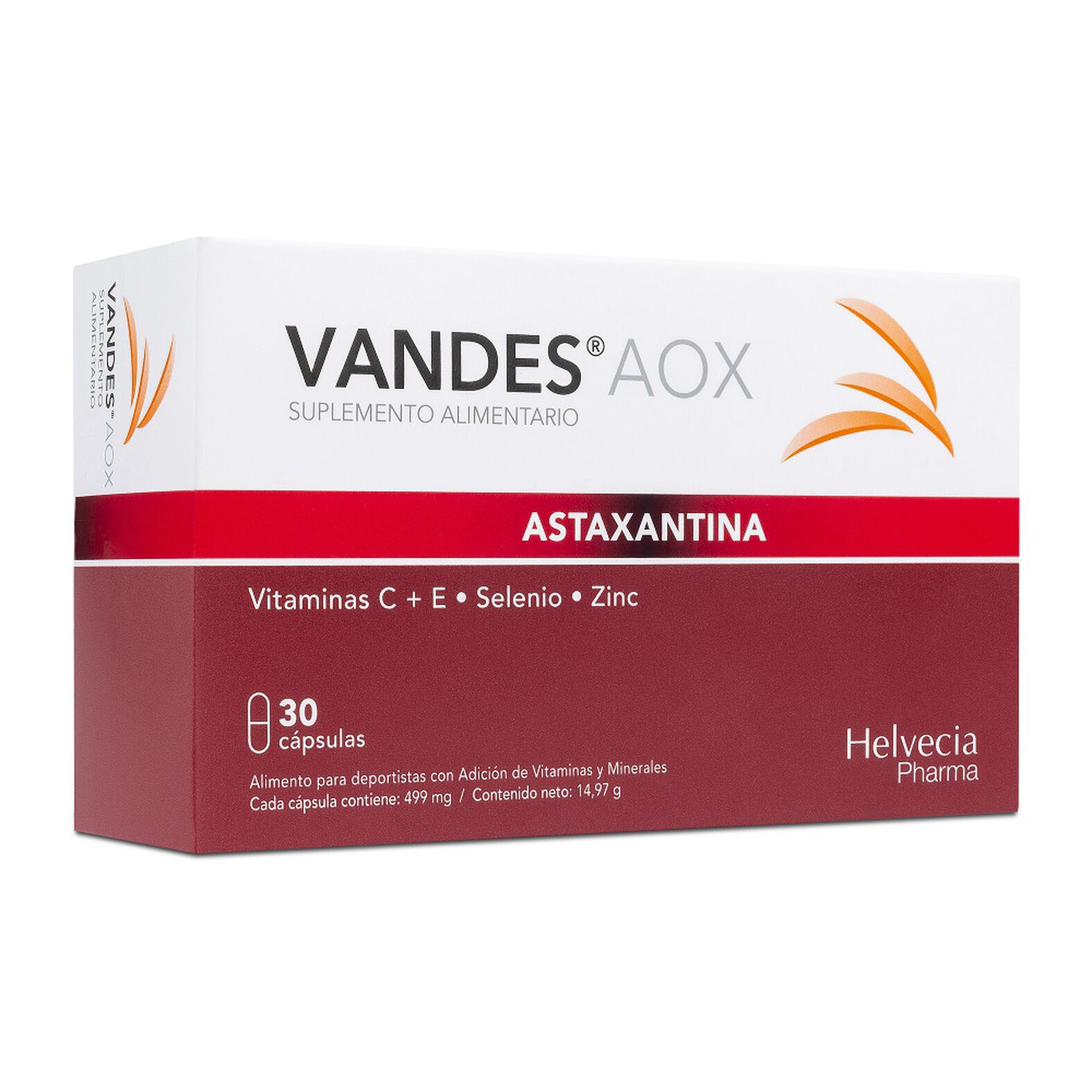 Vandes AOX 30 Cápsulas | Farmacias Ahumada