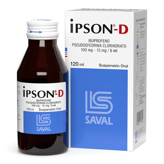 Ipson-D x 120 mL Suspensión Oral | Farmacias Ahumada