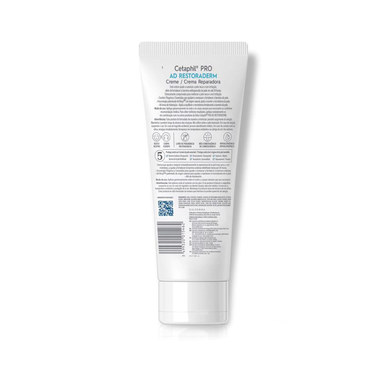 Cetaphil Pro Ad Restoraderm Crema Reparadora 227G | Farmacias Ahumada