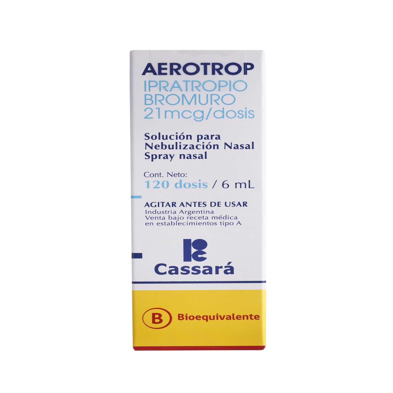 Aerotrop Sray Nasal 21 Mcg 120 Dosis | Farmacias Ahumada