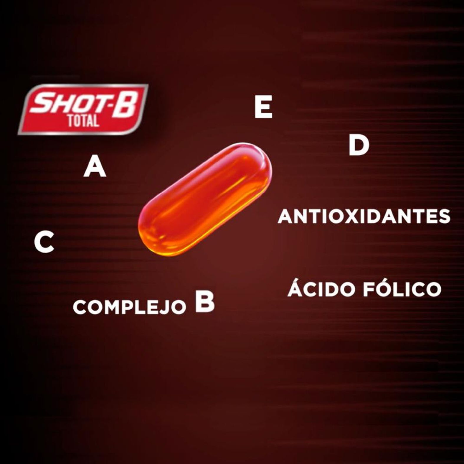 Shot B Multivitamínico Total 60 Cápsulas | Farmacias Ahumada