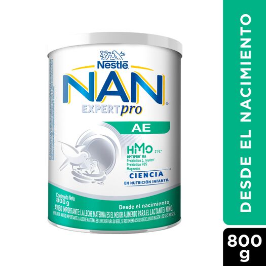 Fórmula Infantil Nan AE 800g | Farmacias Ahumada