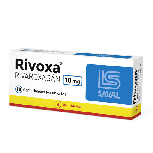 Rivoxa 10 mg x 10 Comprimidos Recubiertos | Farmacias Ahumada