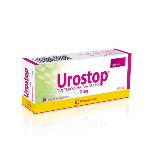 Urostop 2 mg x 30 Comprimidos Recubiertos | Farmacias Ahumada