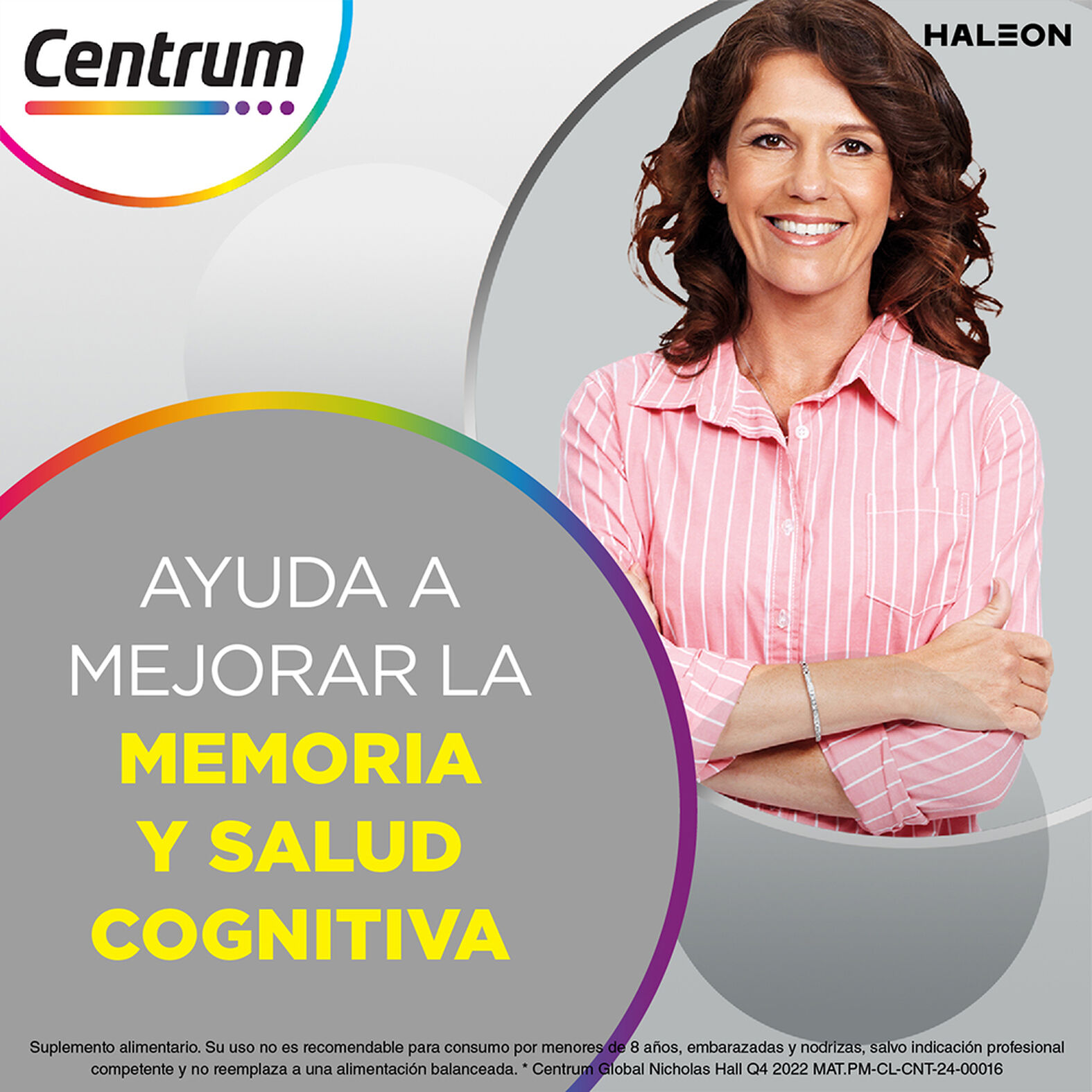 Multivitamínico Centrum Mujer Silver 60 Comp