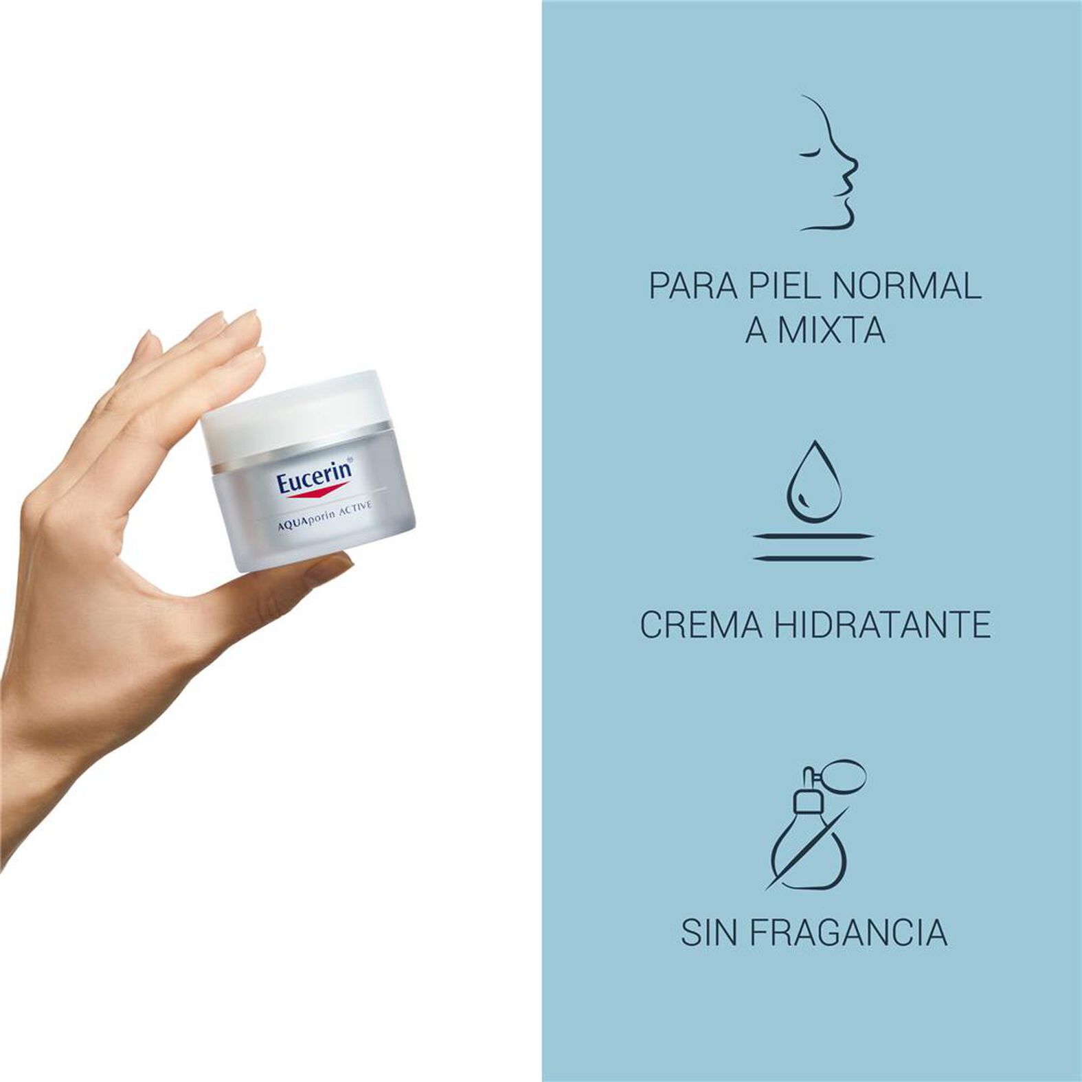 Eucerin Crema Facial Hidratante Aquaporin 50ml
