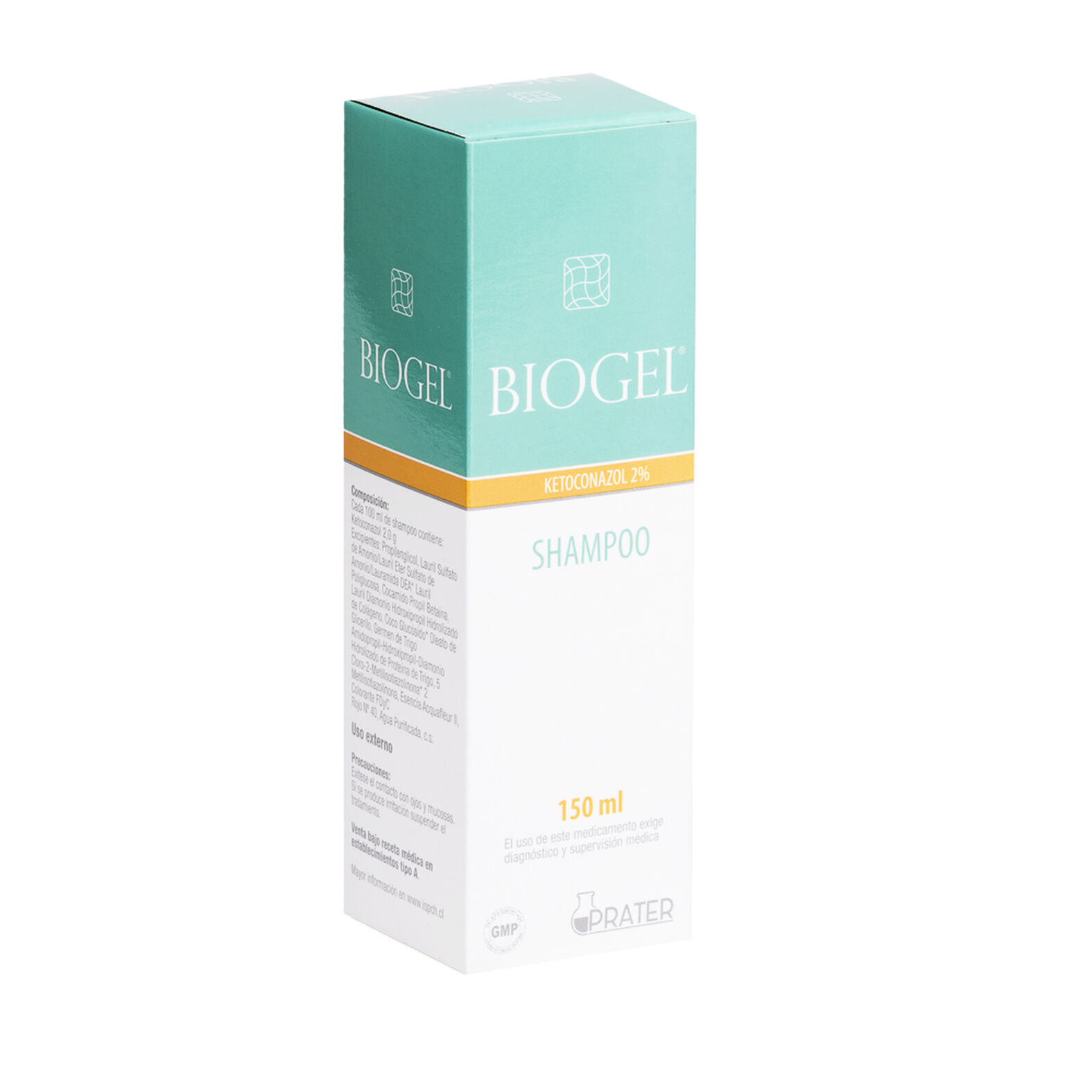 Biogel 2 % x 150 mL Shampoo | Farmacias Ahumada