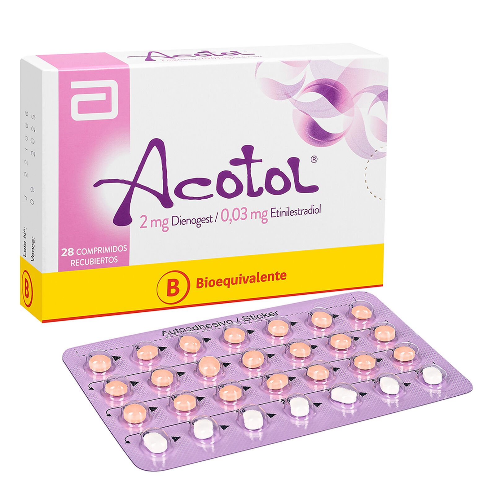 Acotol 28 Comprimidos Recubiertos | Farmacias Ahumada