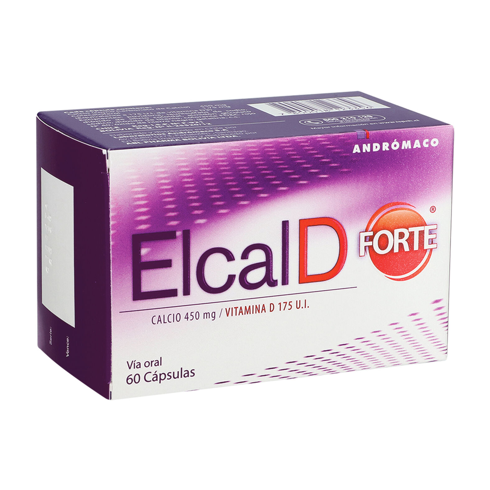 Elcal D Forte 60 cápsulas