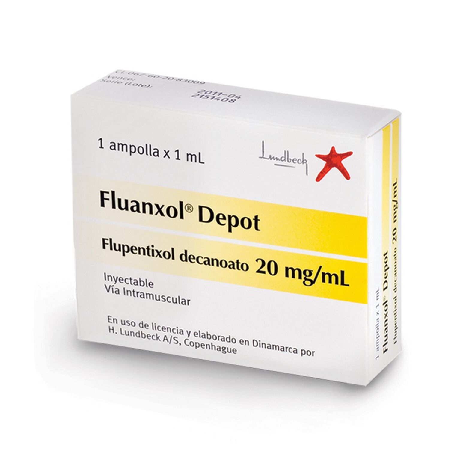 Fluanxol Depot 20Mg. Caja 1 Ampolla 1Ml. | Farmacias Ahumada
