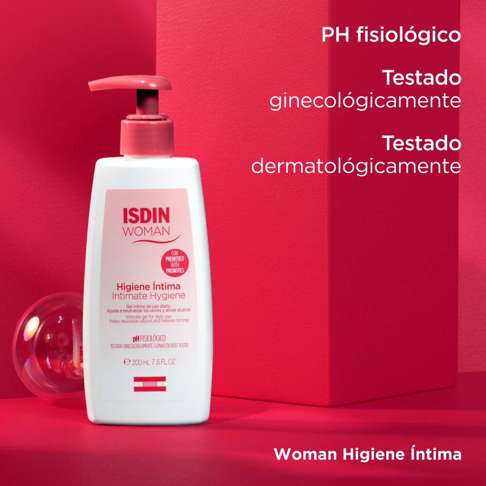 Jabón Líquido Isdin Woman Higiene íntima 200ml