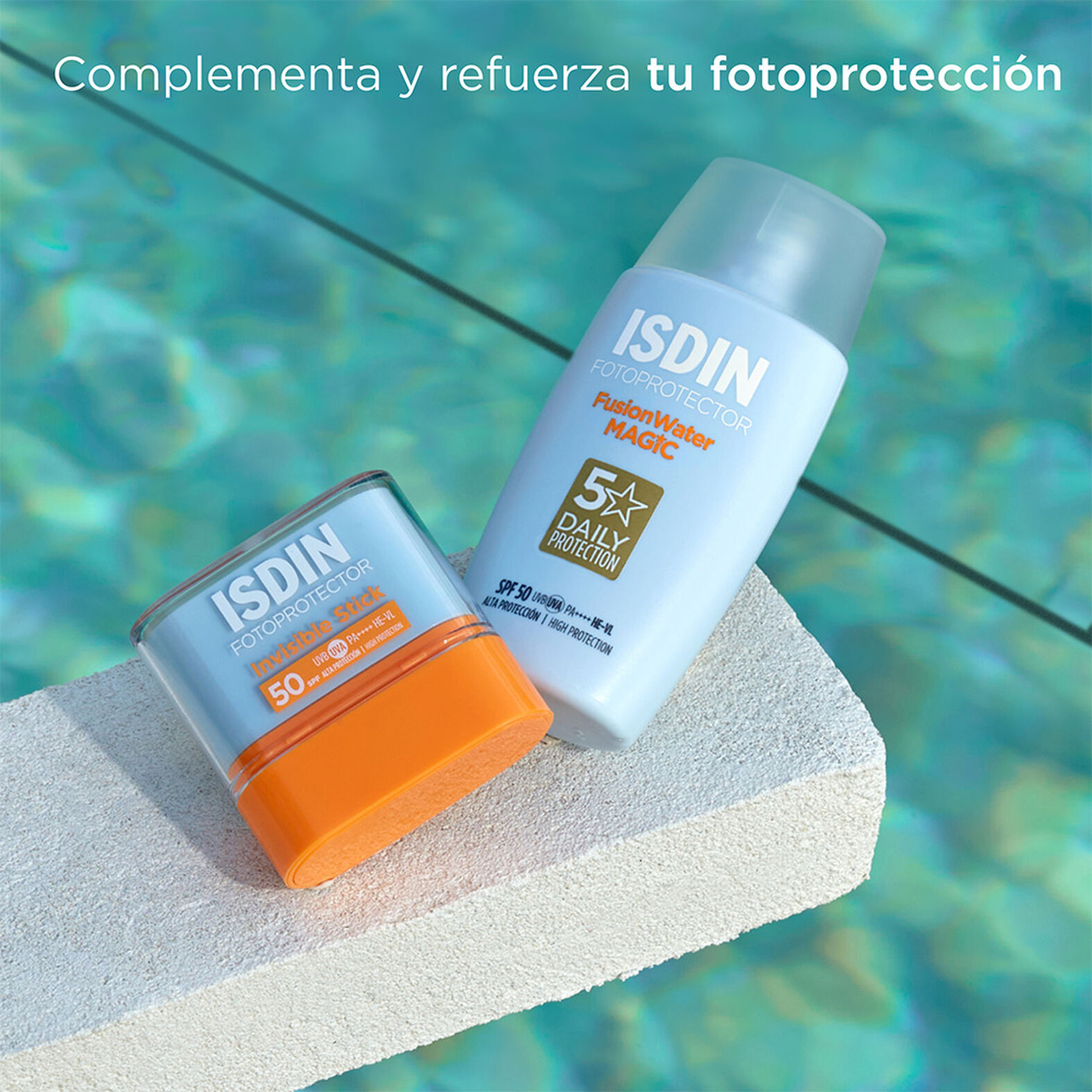 Protector Solar Isdin Invisible Stick FPS 50 10 g | Farmacias Ahumada