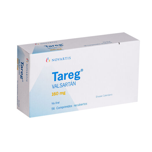 Tareg 160 mg x 56 Comprimidos Recubiertos | Farmacias Ahumada