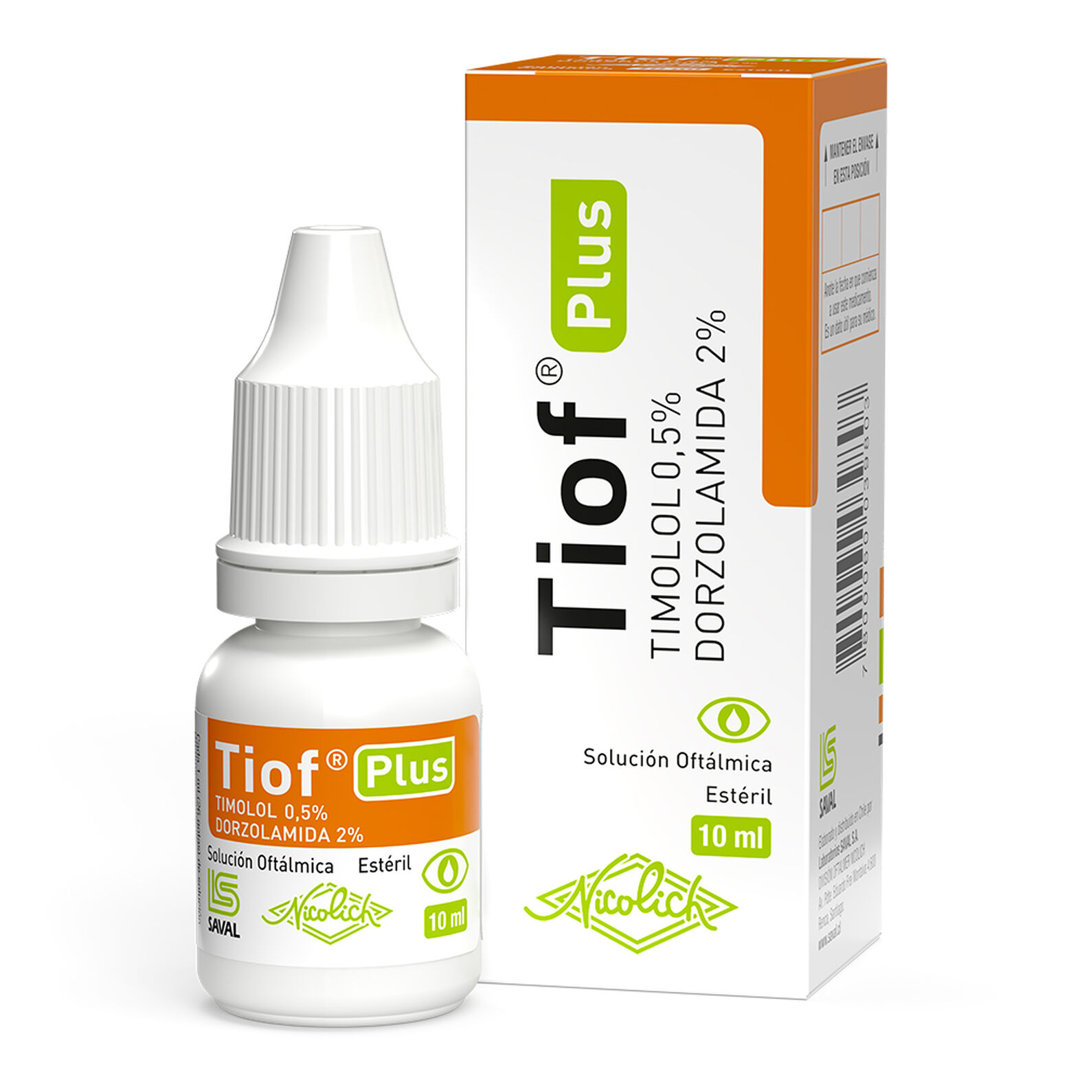 Tiof Plus x 10 mL | Solución oftálmica