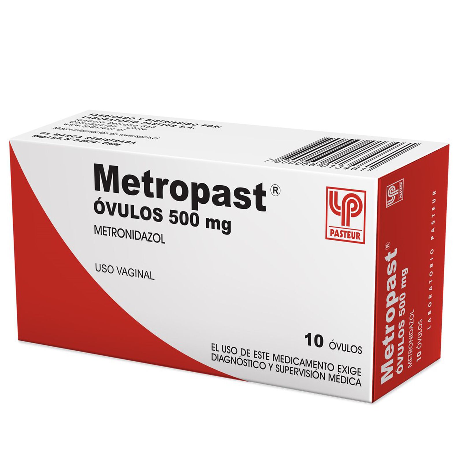 Metropast 500 mg x 10 óvulos vaginales