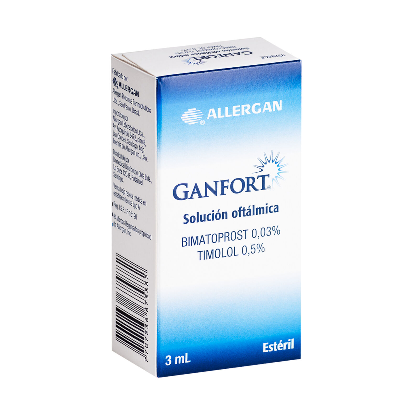 Ganfort x 3 mL | Solución oftálmica