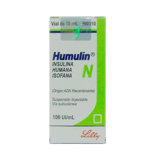 Insulina Humulin N 100 UI/mL Suspension inyectable x 1 Frasco Ampolla | Farmacias Ahumada