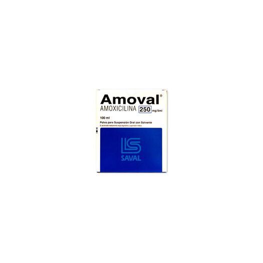 Amoval 250 mg/5 mL x 100 mL Polvo Para Suspensión Oral | Farmacias Ahumada