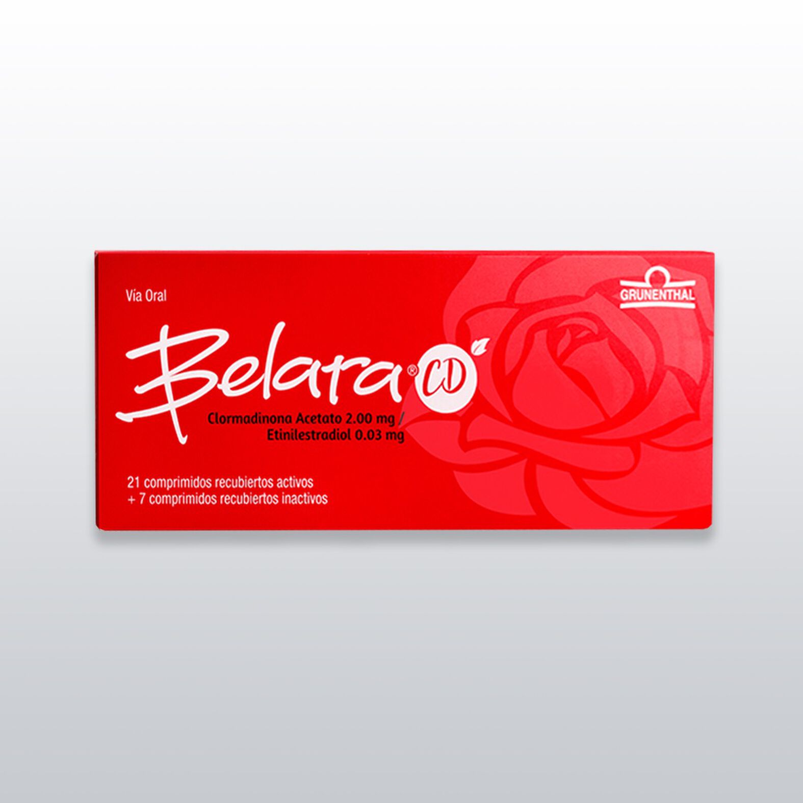 Belara CD 2.00 mg/ 0.03 mg 21 Comprimidos Recubiertos Activos + 7 ...