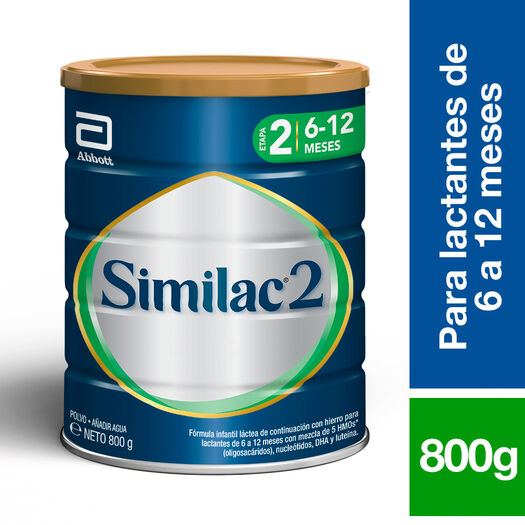 Fórmula Infantil Similac 2 Con 5hmo 800 G | Farmacias Ahumada