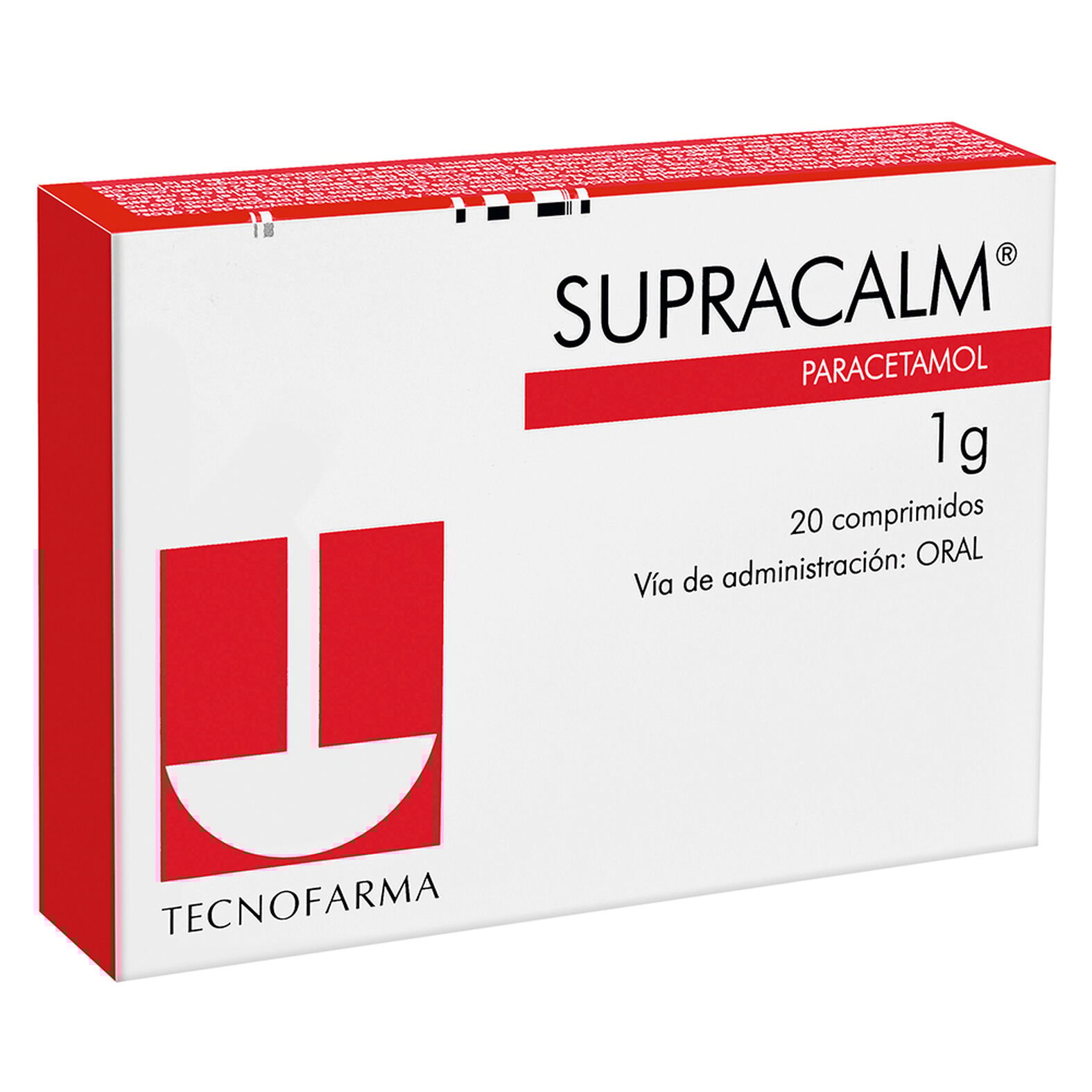 Supracalm 1 g x 20 Comprimidos Recubiertos | Farmacias Ahumada