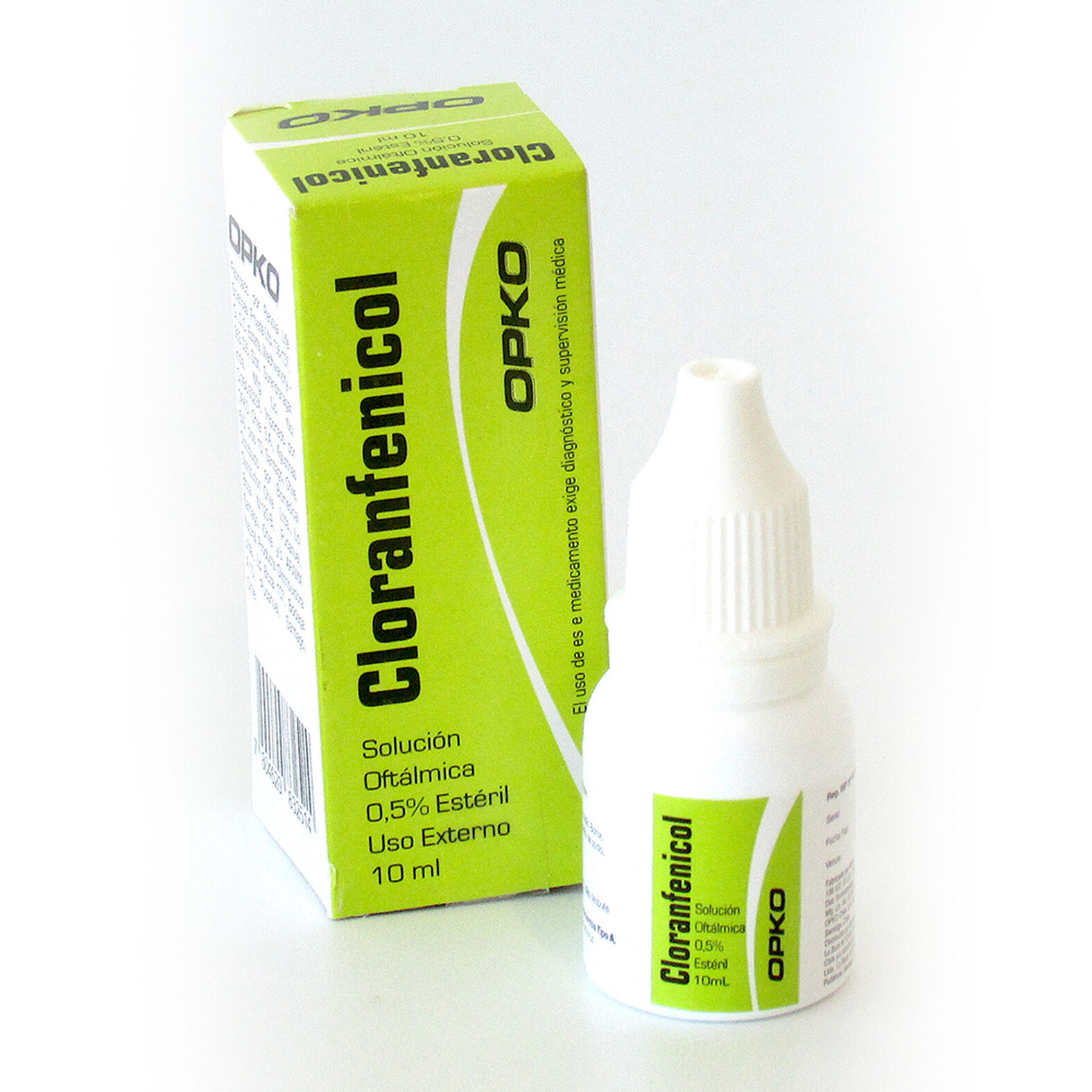 Cloranfenicol 0.5 % x 10 ml Solución Oftálmica OPKO CHILE S.A ...
