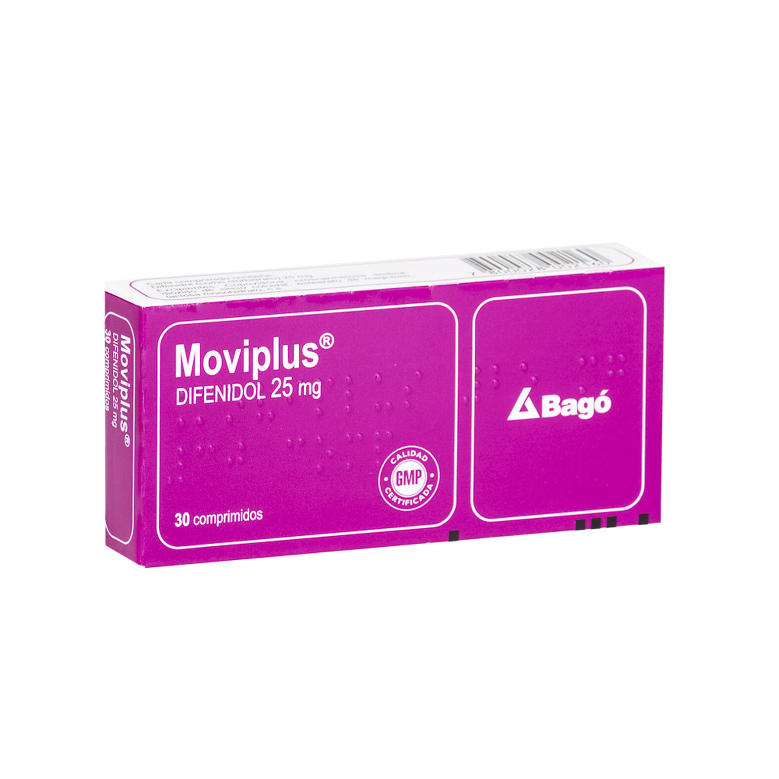 Moviplus 25 mg x 30 comprimidos