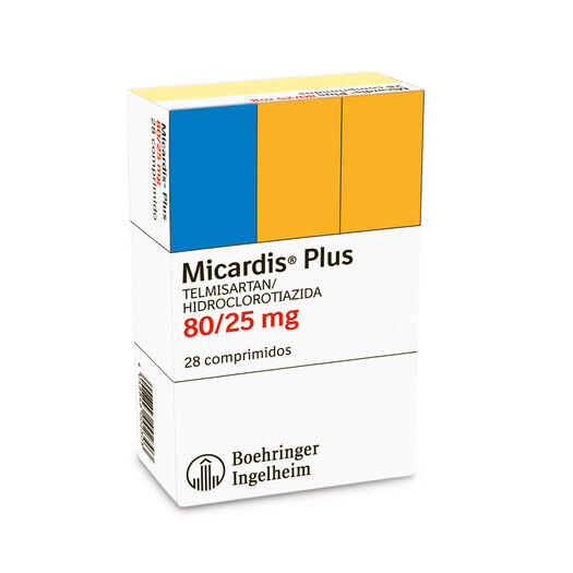 Micardis Plus 80 mg/25 mg x 28 Comprimidos | Farmacias Ahumada