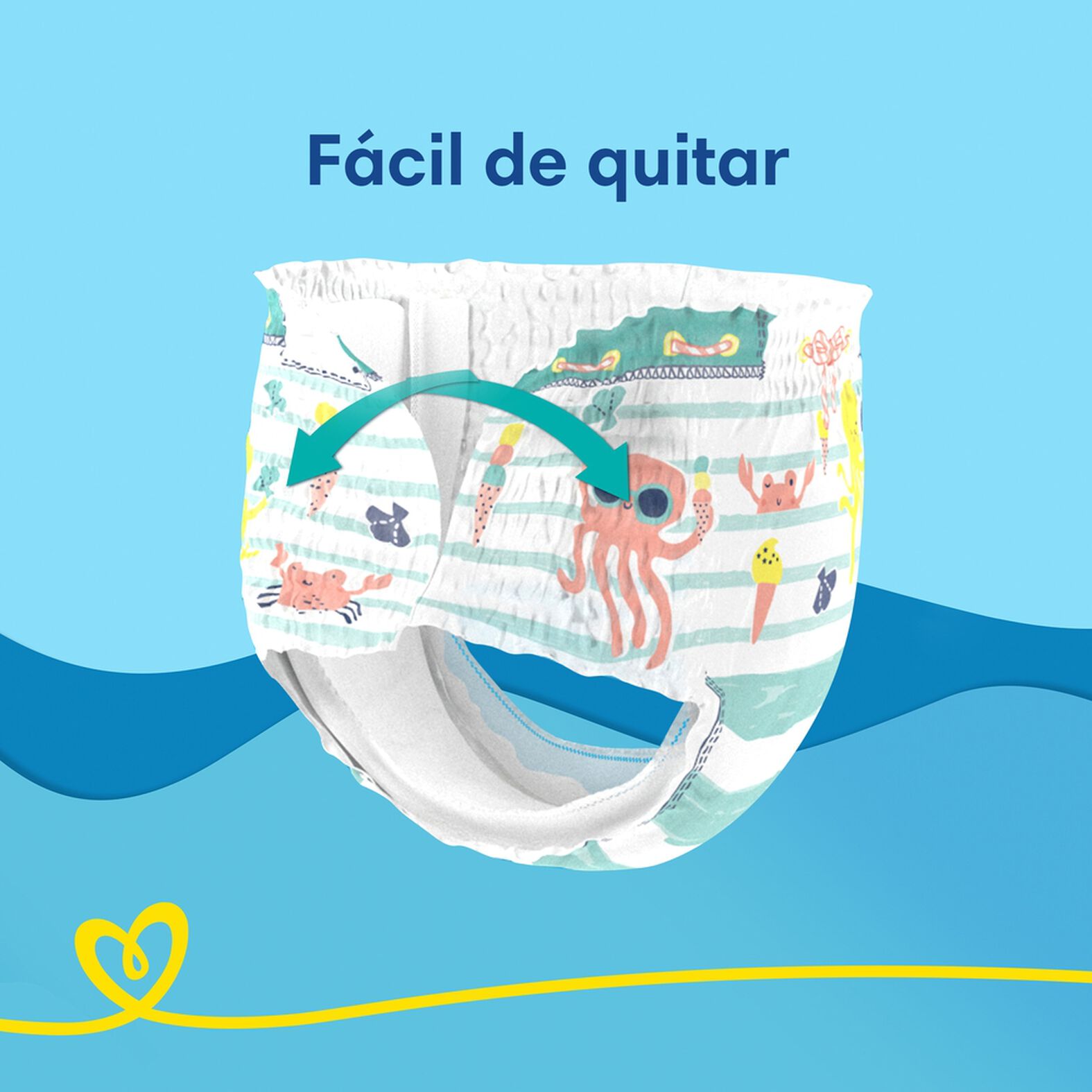 Pañales Pampers Splashers M/G 11 Un