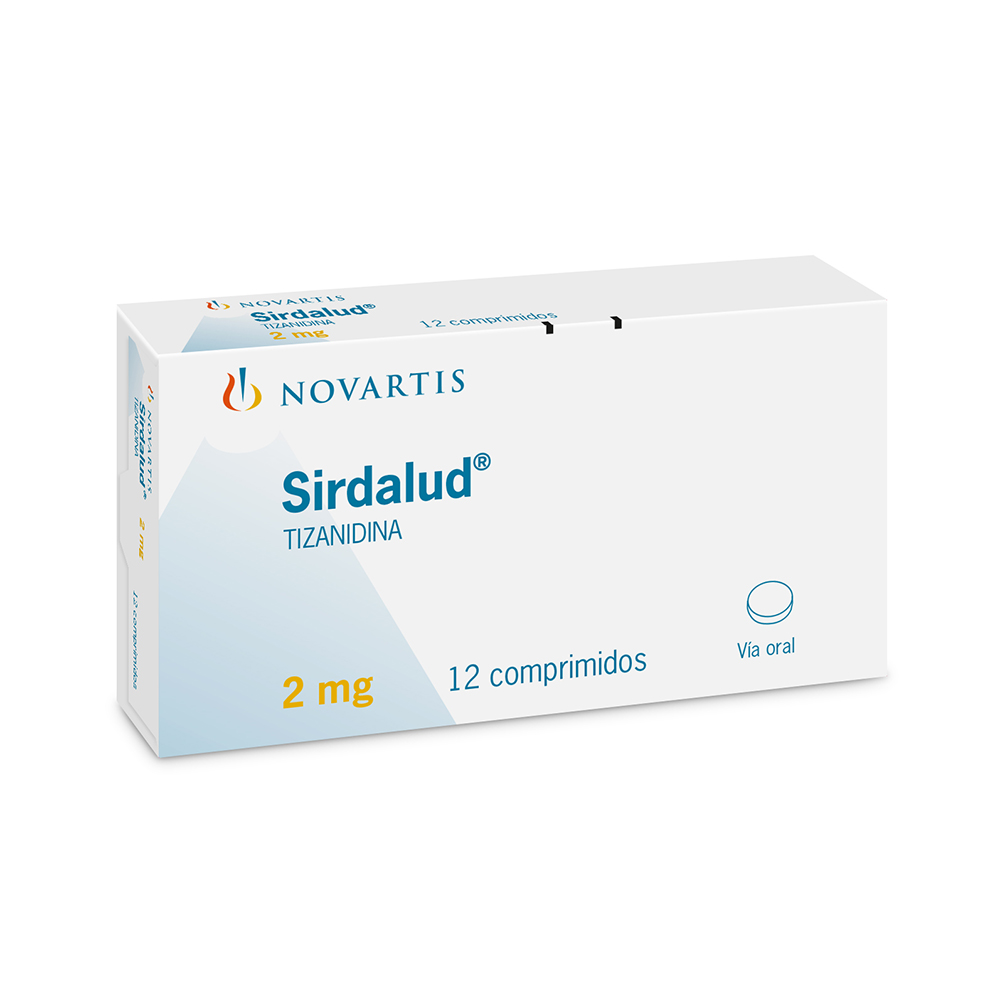 Sirdalud 2 mg x 12 Comprimidos | Farmacias Ahumada