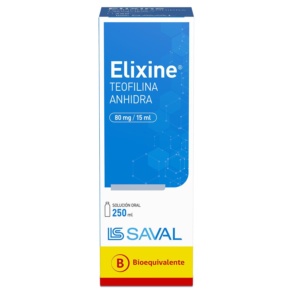 ELIXINE Teofilina anhidra 80 mg 250 ml | Farmacias Ahumada