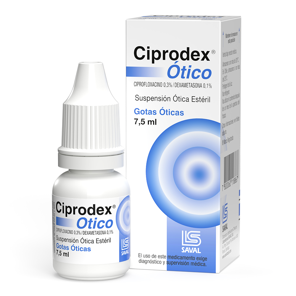 Ciprodex x 7,5 mL Suspensión Otica | Farmacias Ahumada