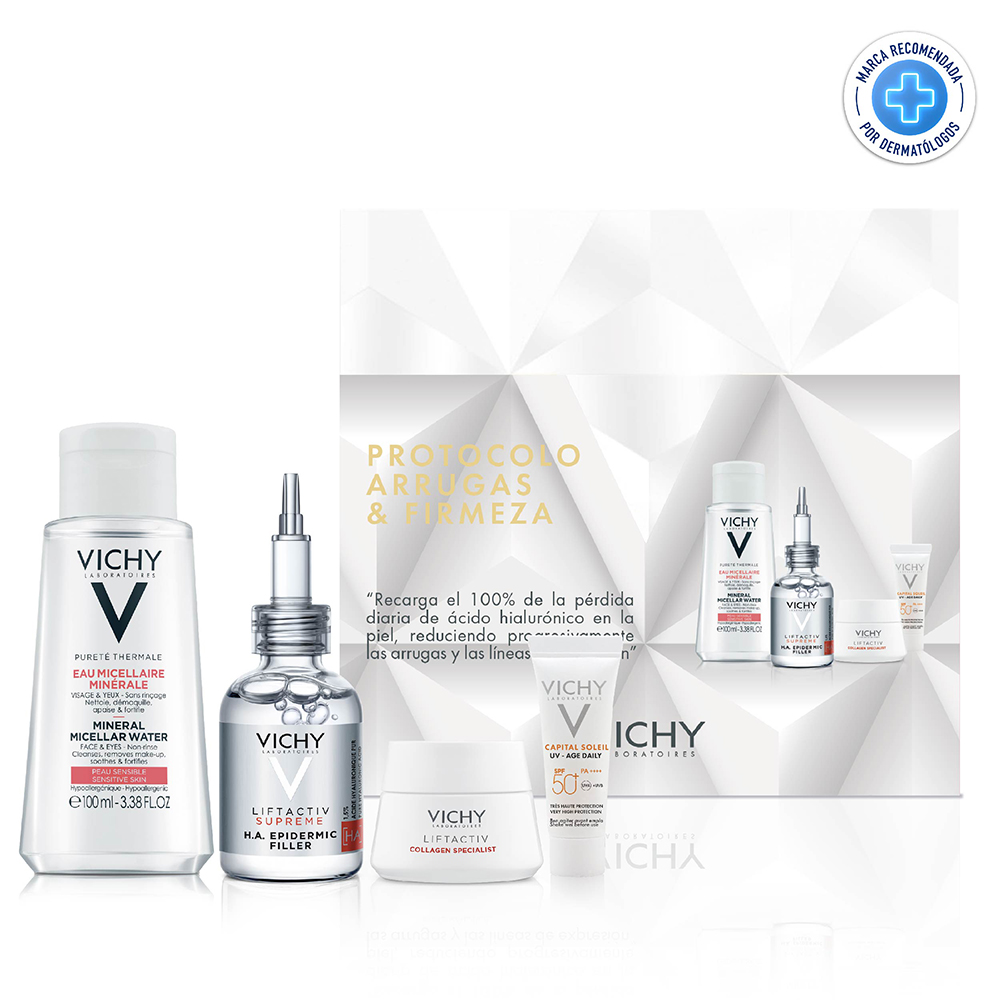 Set Vichy HA Epidermic Filler - Protocolo Arrugas & Firmeza | Farmacias ...